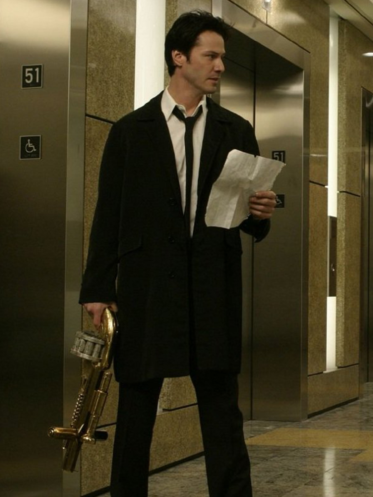 Keanu Reeves John Constantine Black Coat – Bay Perfect Keanu Reeves John Constantine Black Coat – Bay Perfect