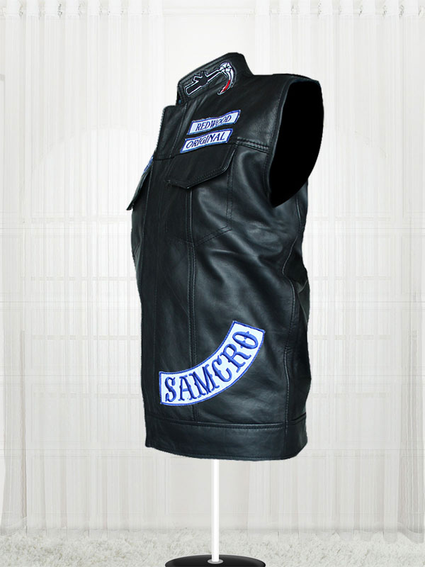 Charlie Hunnam Sons of Anarchy Leather Vest – Bay Perfect Charlie Hunnam Sons of Anarchy Leather Vest – Bay Perfect