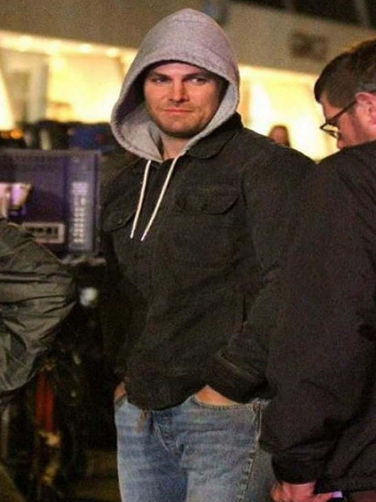 Stephen Amell Tmnt 2 Casey Jones Jacket Bay Perfect